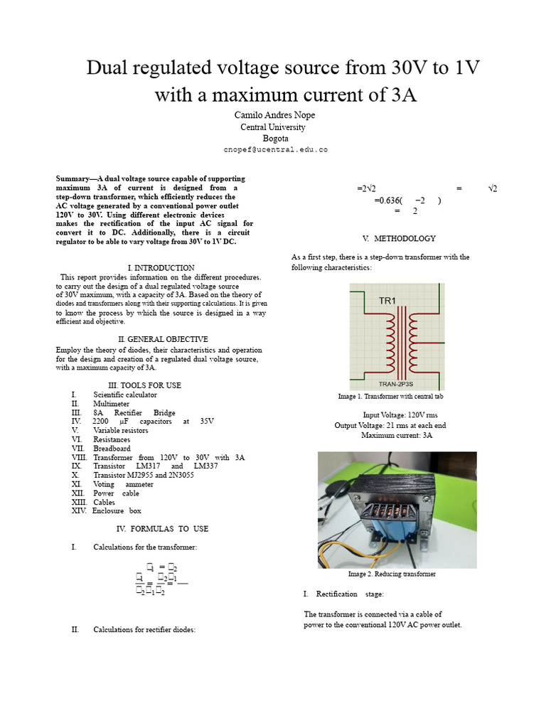 Lab Source Report | PDF | Rectifier | Amplifier