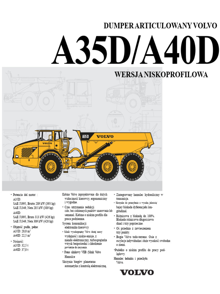 Volvo A40D I A35D | PDF