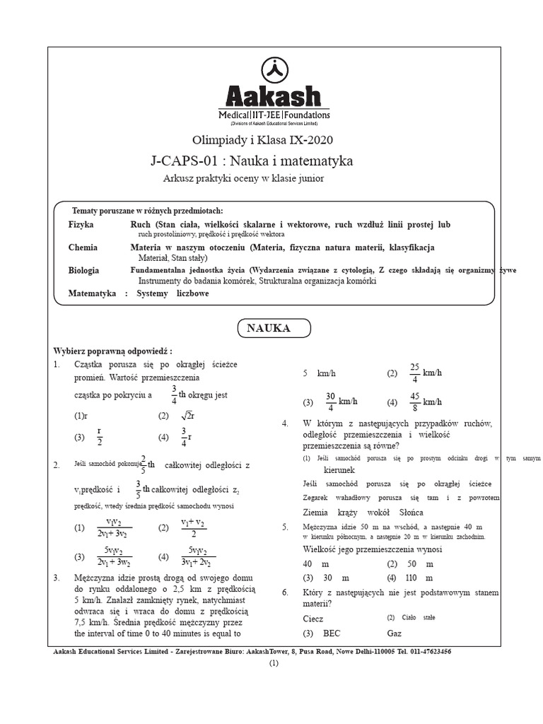 J CAPS 01 (SC+MAT) Klasa 09 | PDF