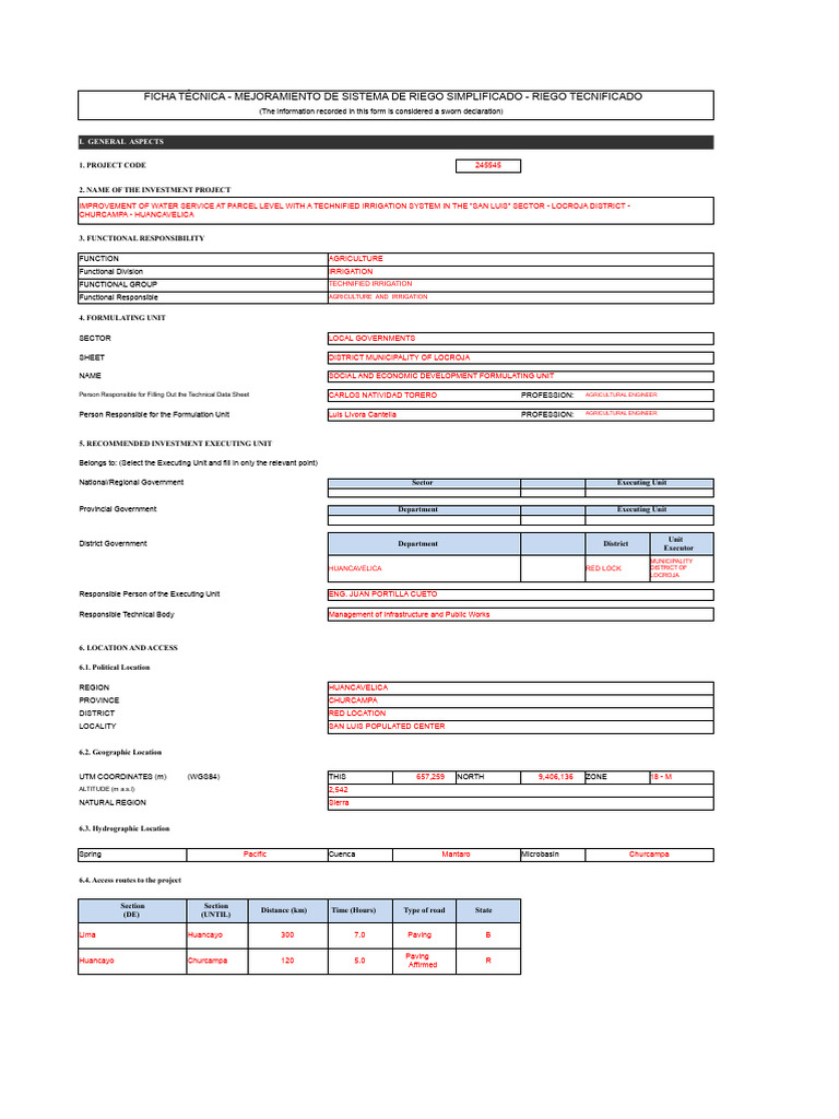 Simplified Sheet - Technified Irrigation PSI 050517 | PDF | Irrigation ...