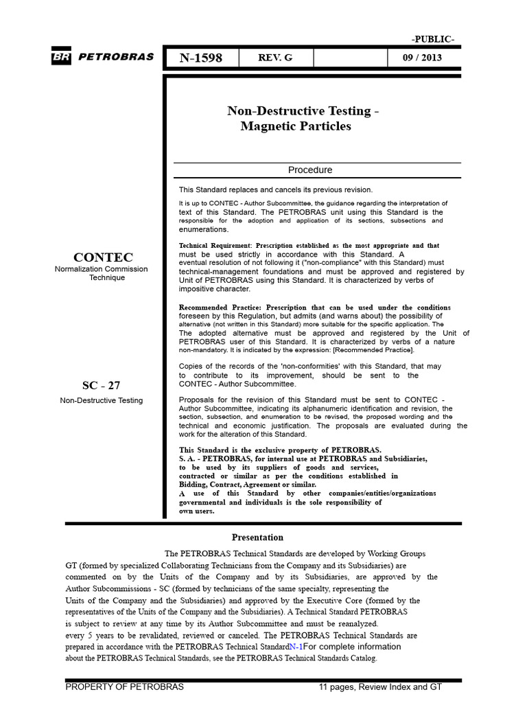 N 1598 PDF | PDF | Nondestructive Testing