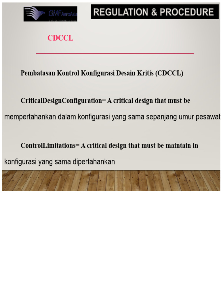 Pemahaman CDCCL dalam Kelaikan Udara | PDF