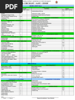 Ambulance Inventory Checklist | PDF | Medical Equipment | Clinical Medicine
