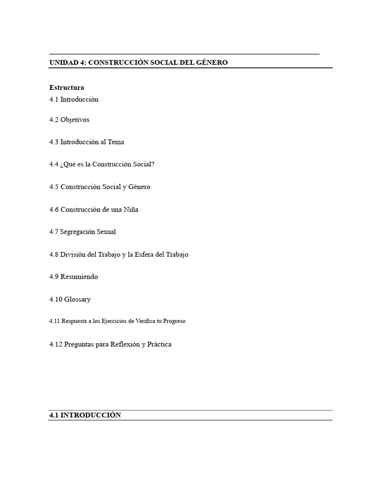 Construcción Social de Género PDF | PDF | Estudios de género | Género