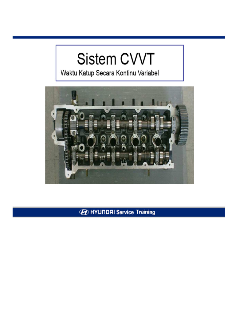 Sistem CVVT Hyundai | PDF
