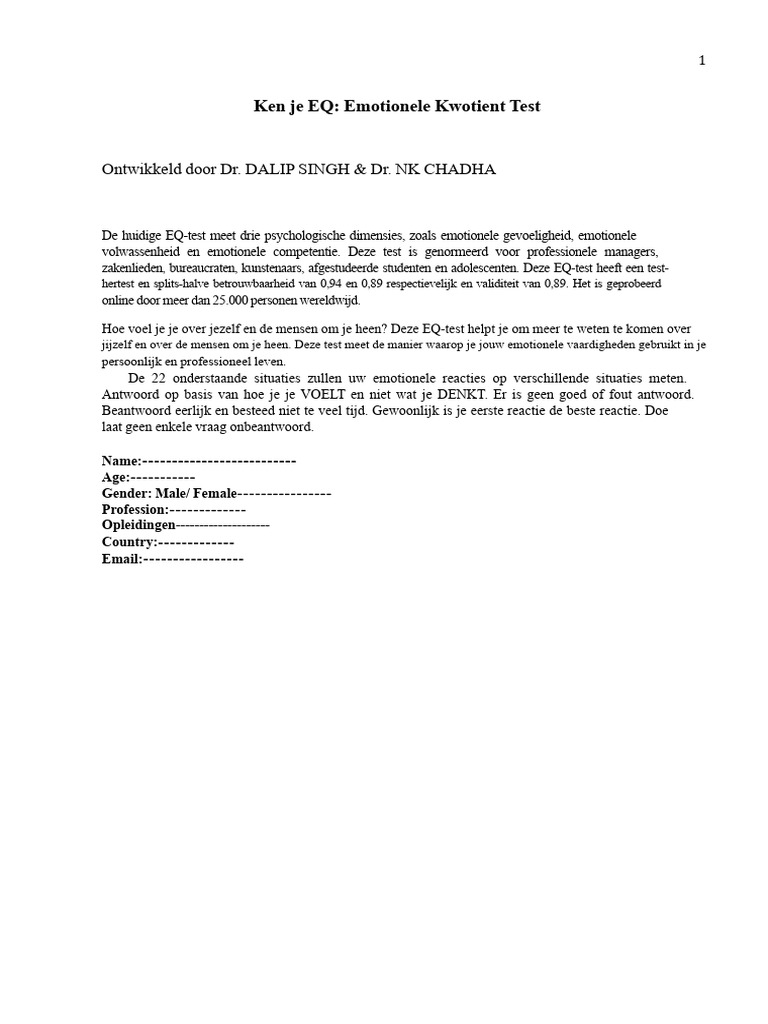 Eq Test PDF | PDF