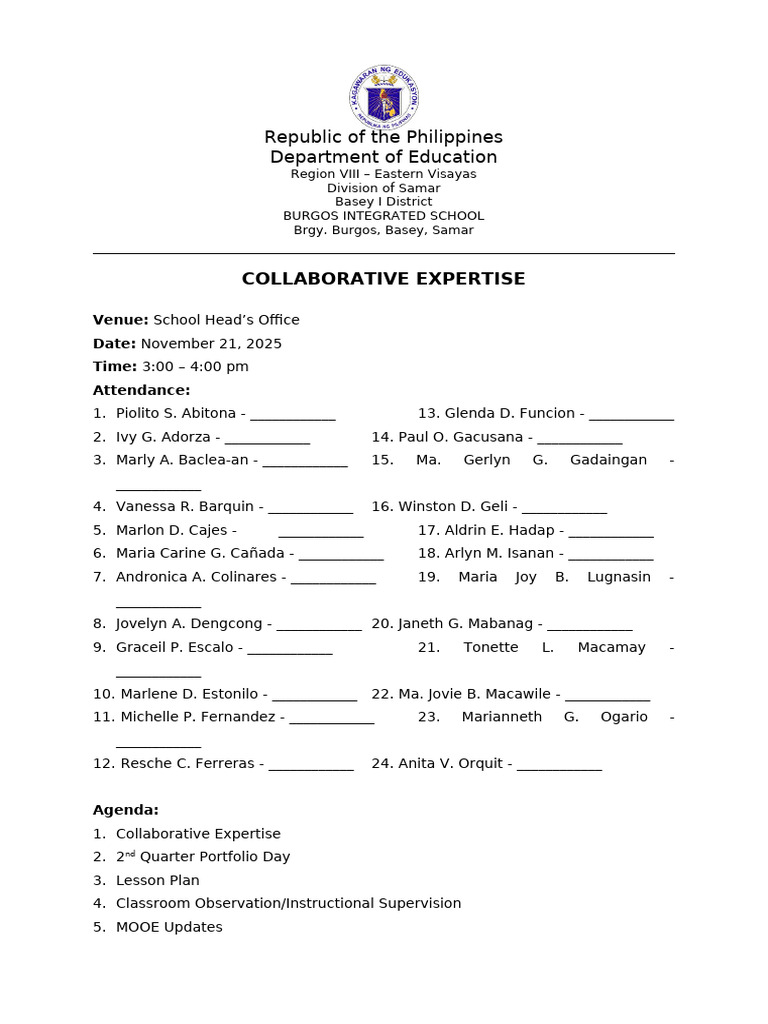 Collaborative Expertise | PDF | Lesson Plan | Learning
