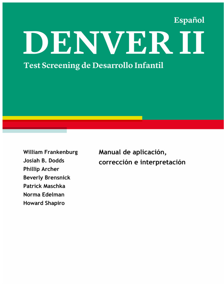 Skrining Perkembangan Anak Denver II | PDF