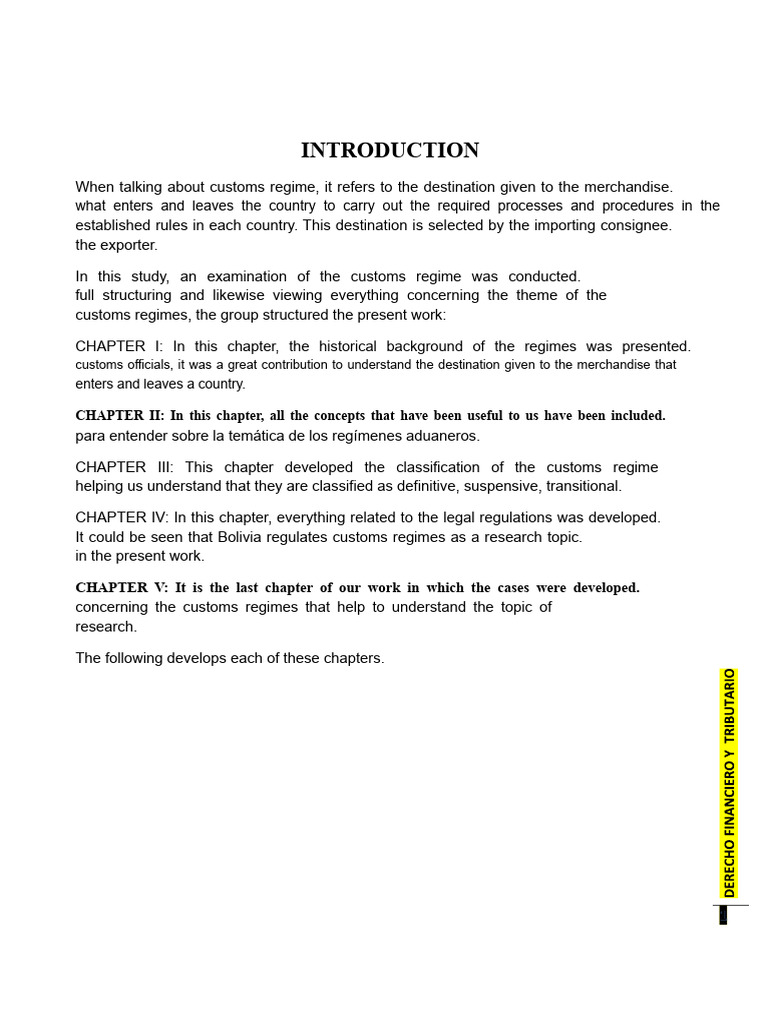 Customs Regimes | PDF | Customs | Taxes
