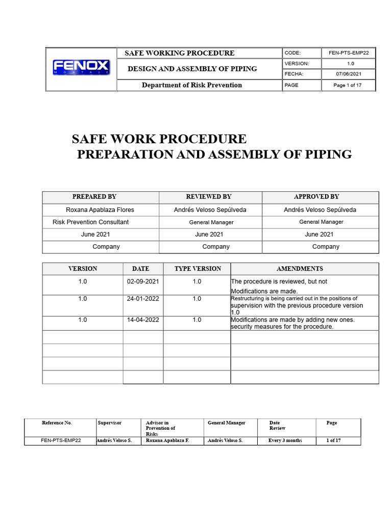 Points For The Preparation and Assembly of Piping | PDF | Welding ...