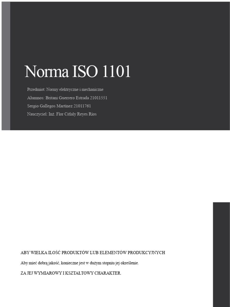 Norma ISO 1101 | PDF