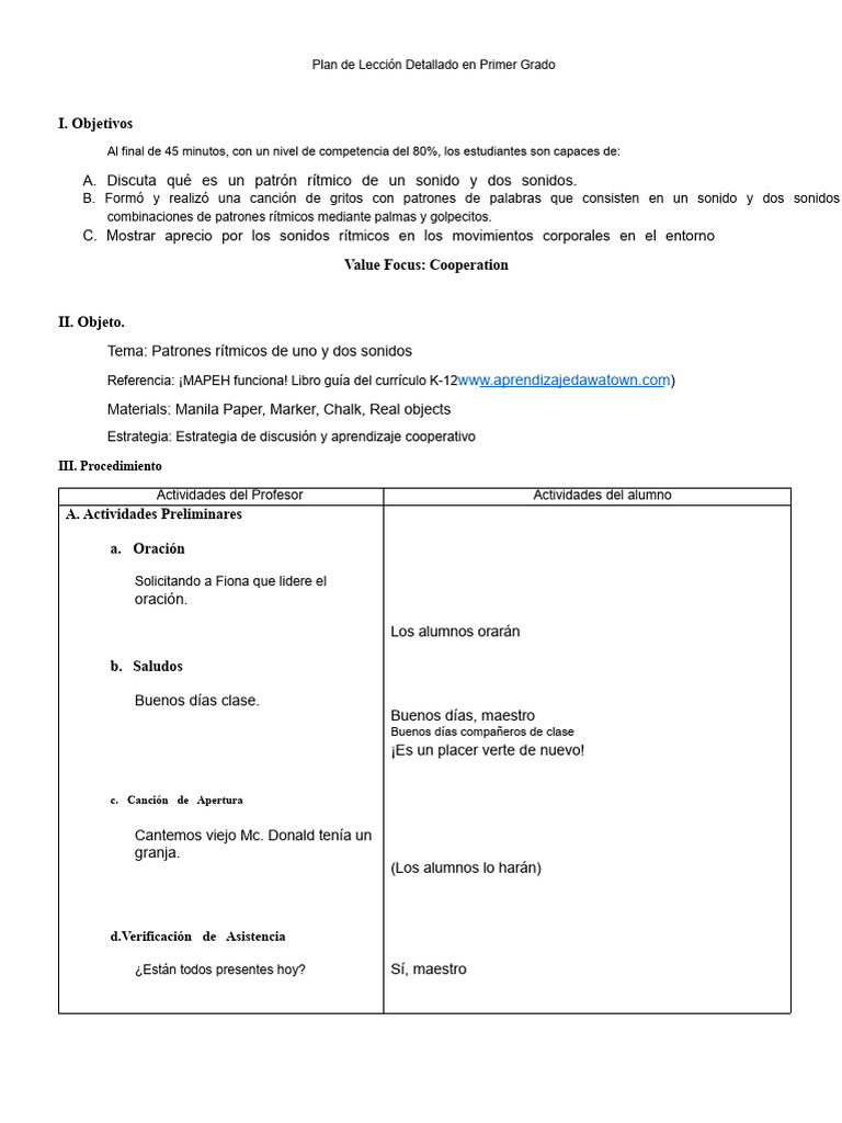 Jobiane - Detallados 4a's LP en Música 1 | PDF | Ritmo | Elementos de la música