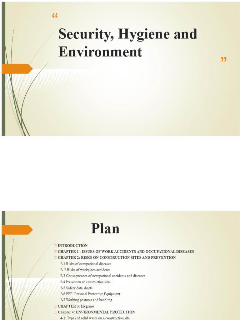 Safety Hygiene and Environment 1 | PDF | Personal Protective Equipment ...