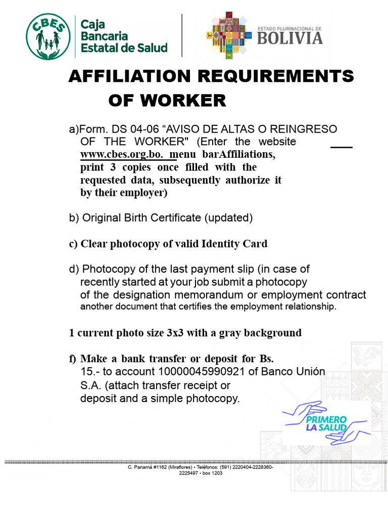 Current Requirements For CBES Affiliation 2024 | PDF | Identity ...