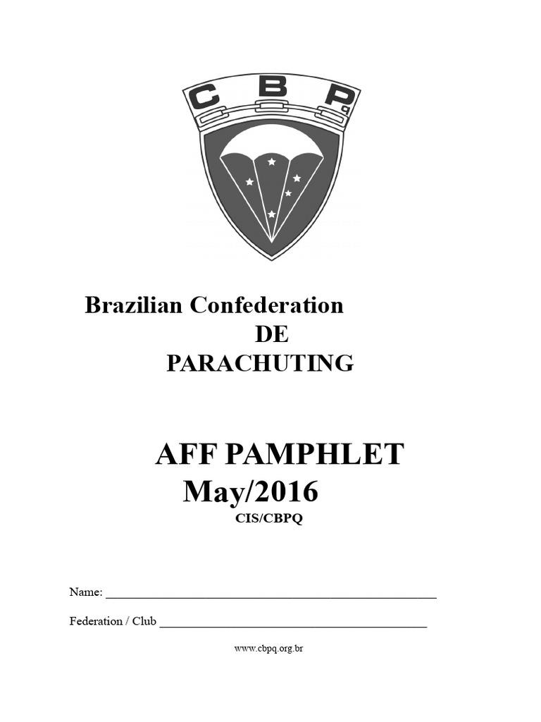 AFF Course PDF | PDF | Parachuting | Parachute