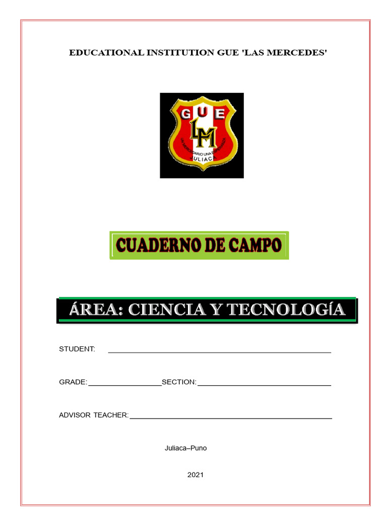 FIELD NOTEBOOK - Science Fair 2021 | PDF | Hypothesis | Data