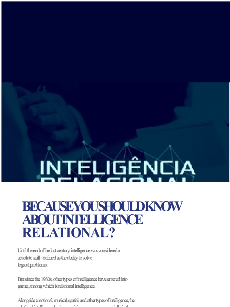 Ebook Relational Intelligence Why You Should Know | PDF | Intelligence ...
