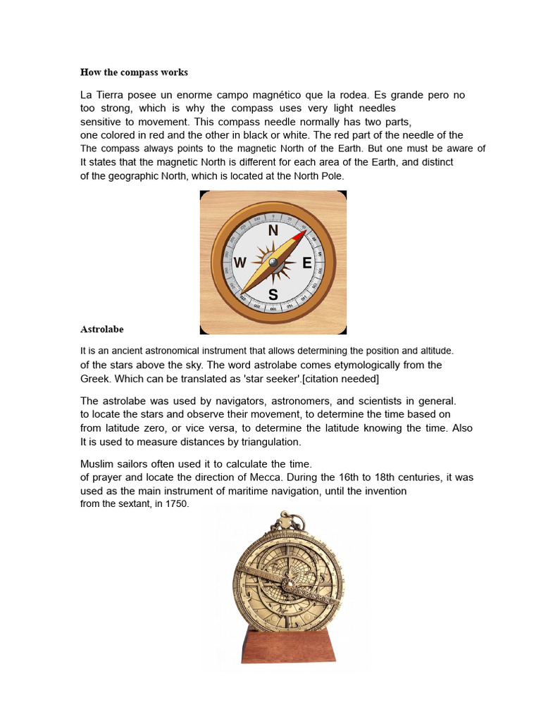 How The Compass Works | PDF