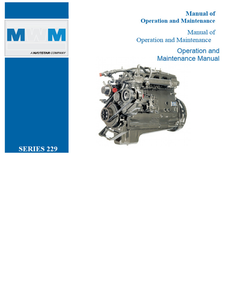 MWM 229 Engine Manual | PDF | Coolant | Fuel Injection