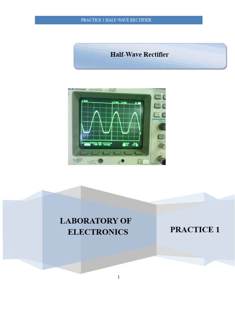 Half-Wave Rectifier Laboratory Guide | PDF | Rectifier | Diode