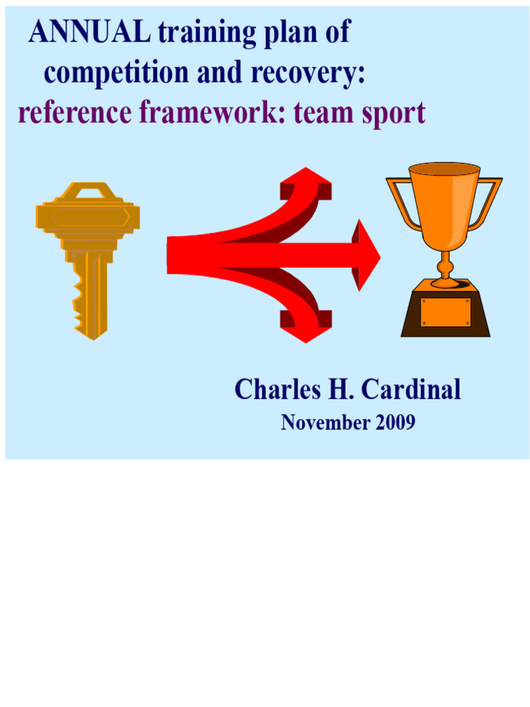 ANNUAL Competition and Recovery Training Plan | PDF | Cartesian ...