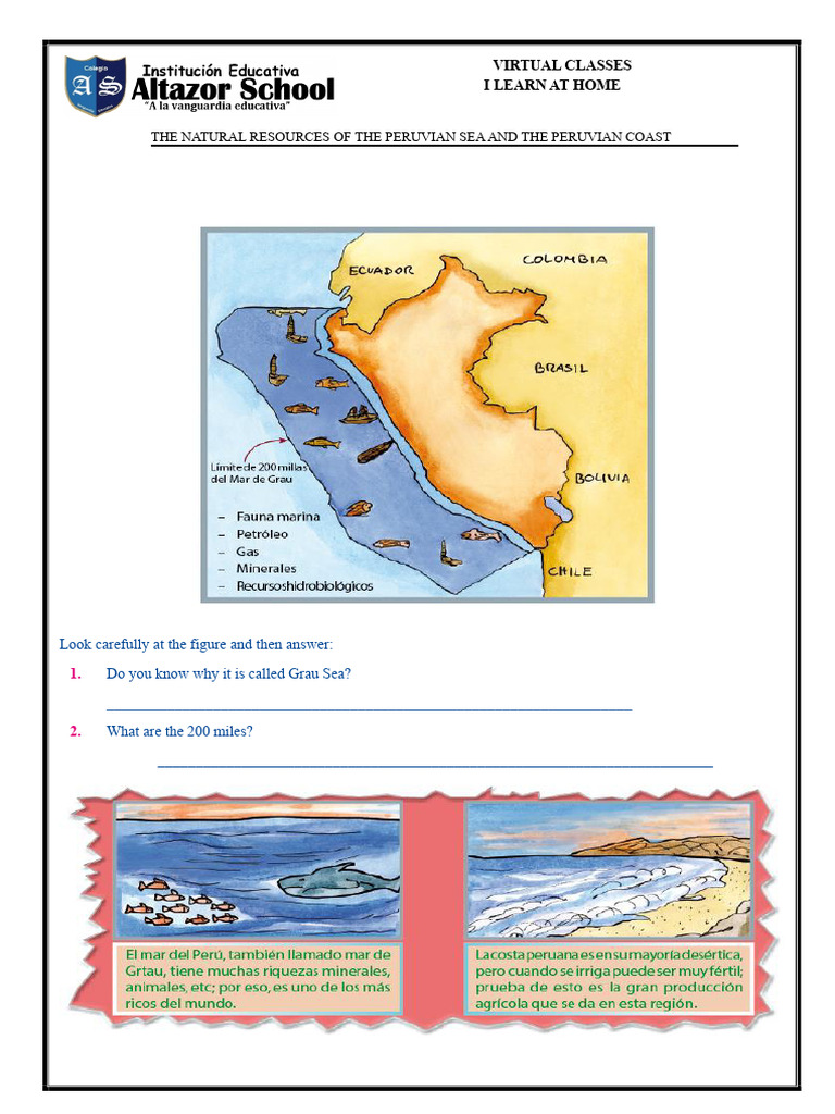Natural Resources of The Coast | PDF | Oceans | Coast