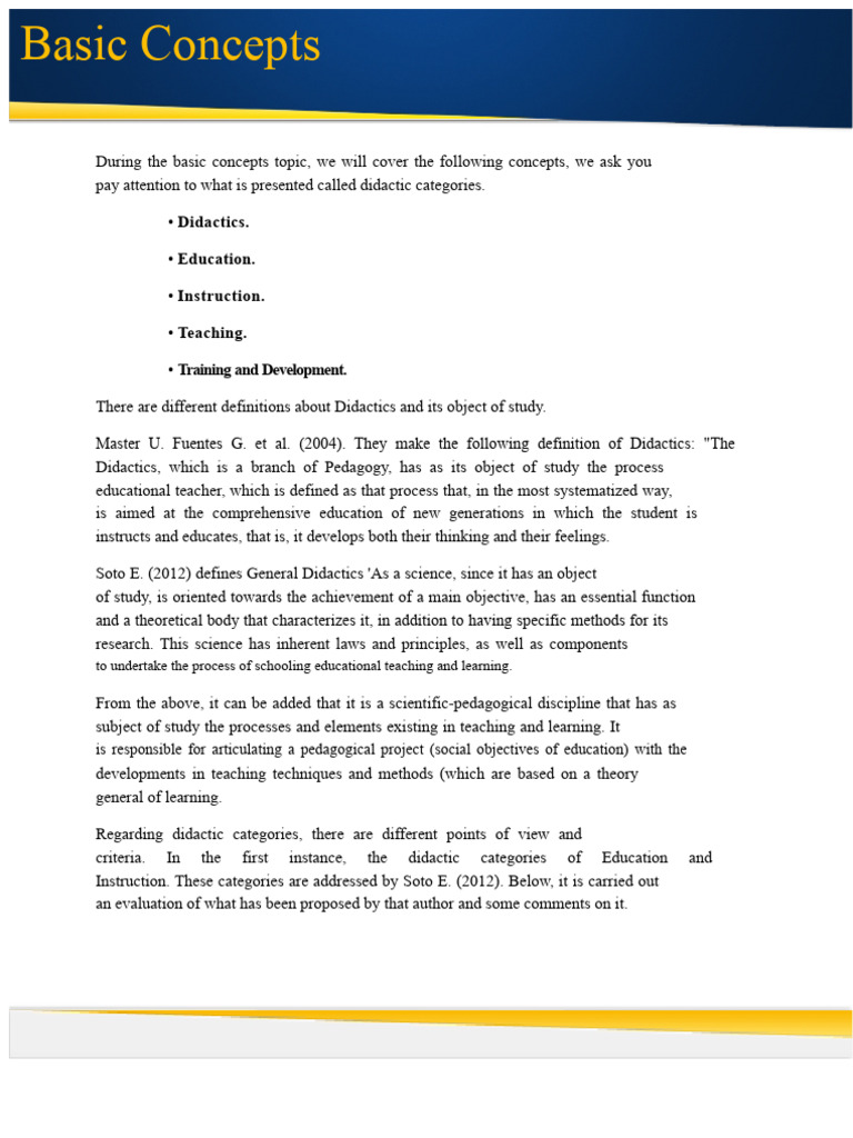 Basic Concepts of Teaching | PDF | Pedagogy | Learning
