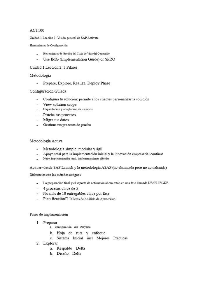 ACT100 | PDF | Scrum (desarrollo de software) | Computación en la nube