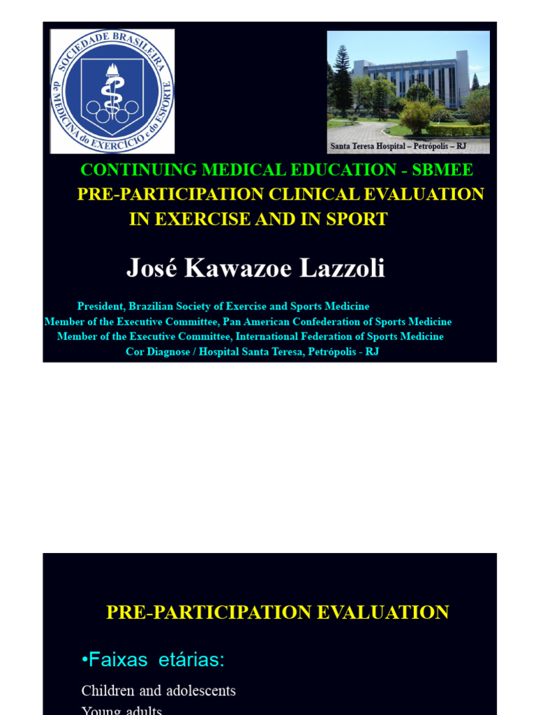 Pre-Participation Clinical Evaluation Guide | PDF | Electrocardiography ...