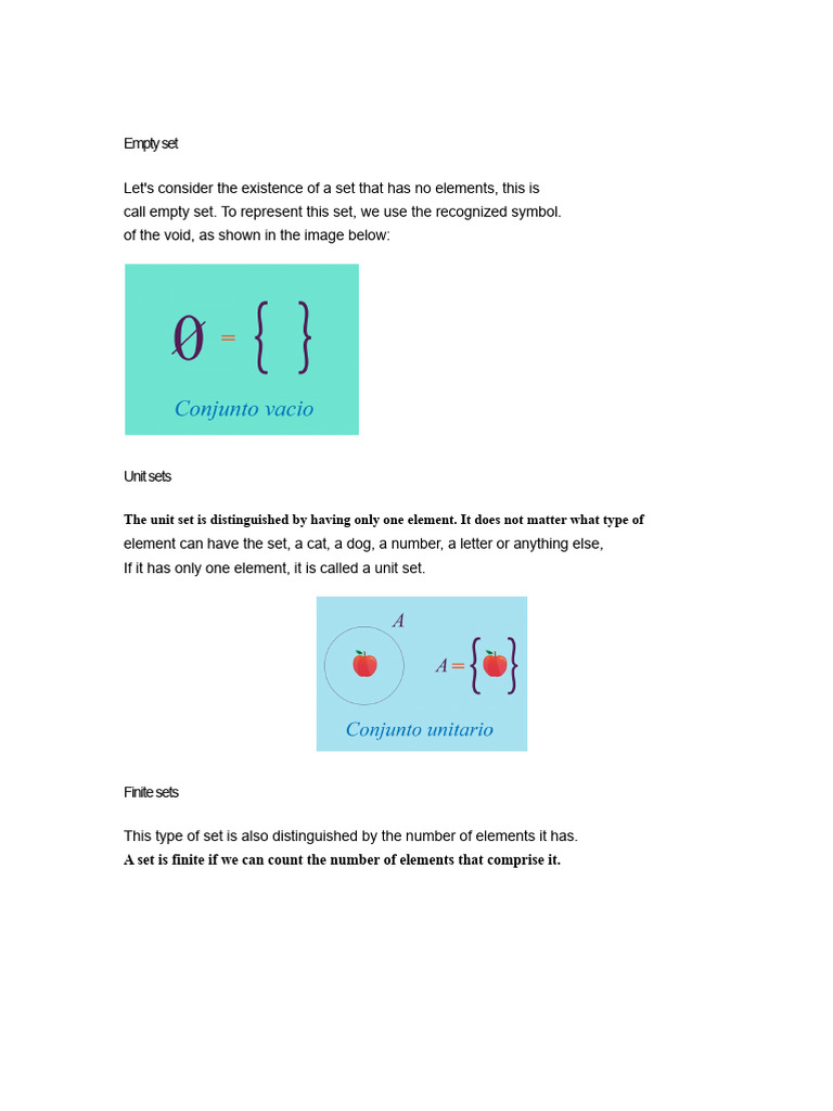 Empty Set | PDF