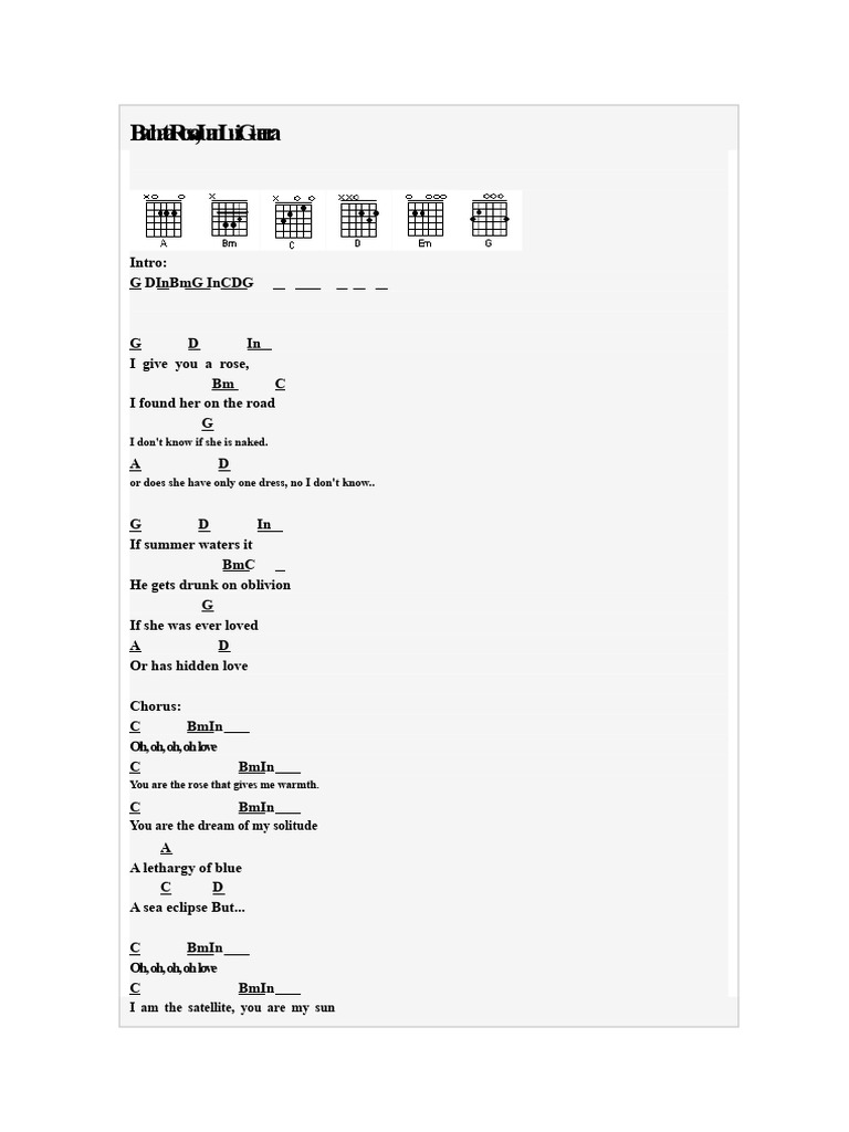 Love Song Lyrics by Juan Luis Guerra | PDF
