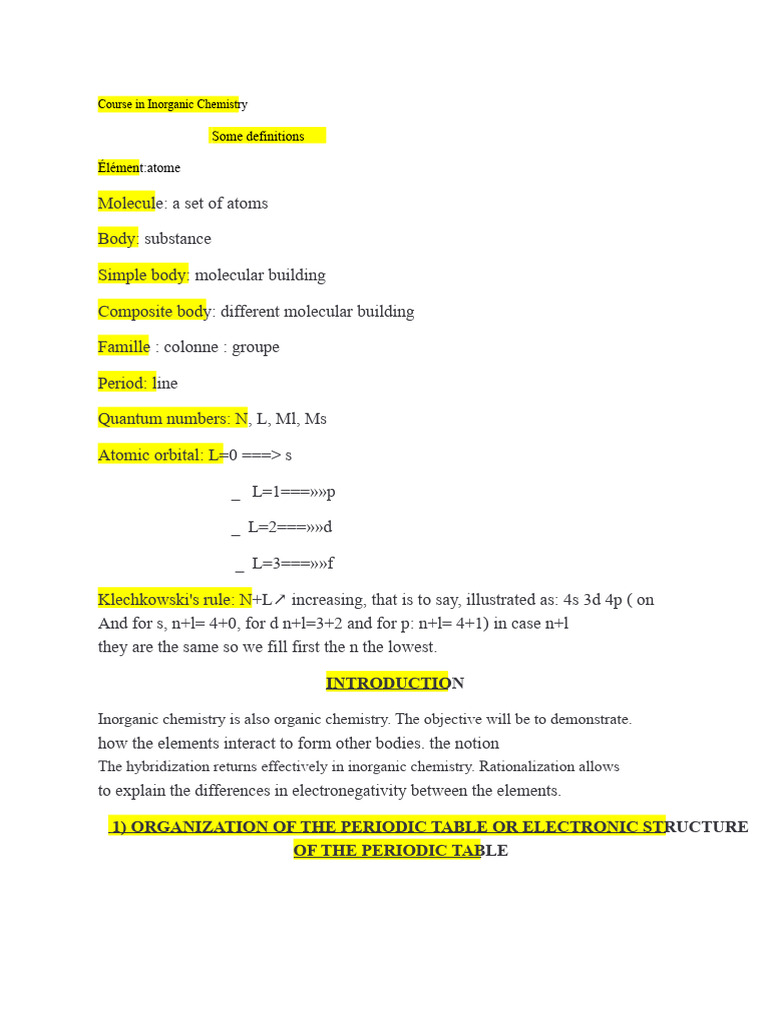 Mineral Chemistry Course | PDF