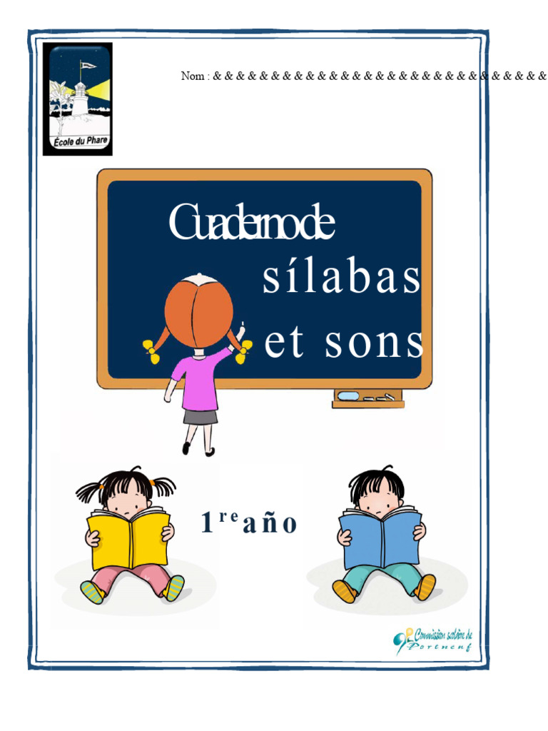 Cuaderno de Sílabas y Sonidos 1er Año | PDF