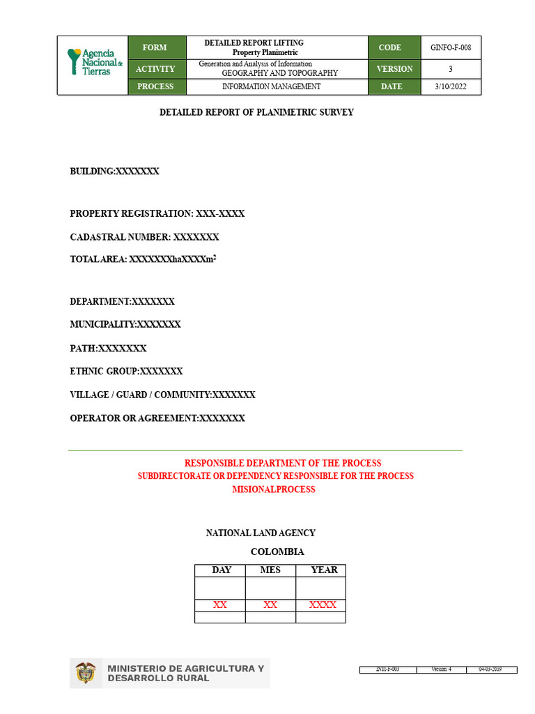 Ginfo-F-008 Topographic Survey V3 | PDF | Surveying | Topography