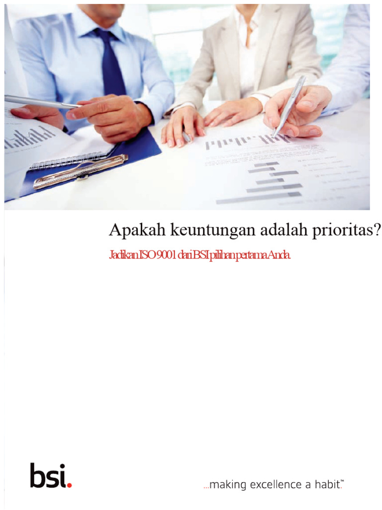 Keuntungan ISO 9001 Bersama BSI | PDF