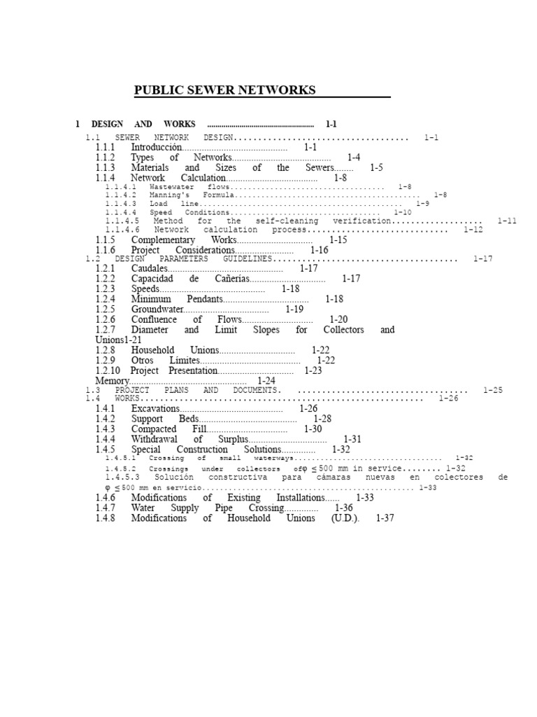 Public Sewer Network Design Guide | PDF | Sanitary Sewer | Corrosion
