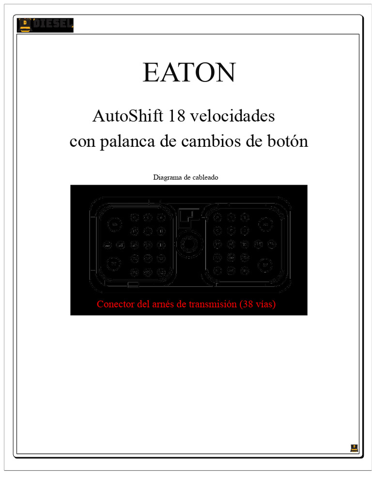 Eaton - Gen 3 (Auto y UltraShift) - 18 Velocidades Con Botón de Empuje ...