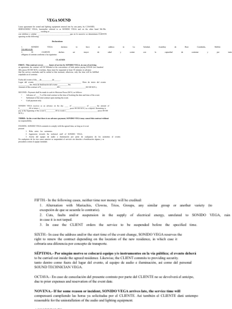 Sound Contract | PDF | Civil Law (Legal System) | Private Law