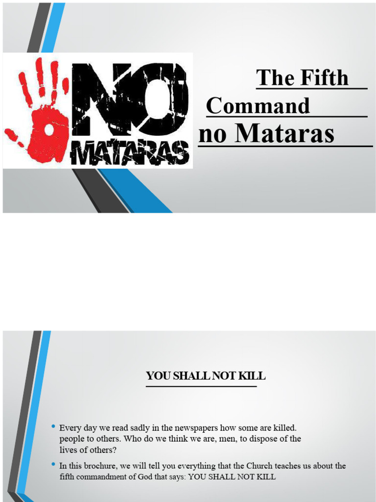 The Fifth Commandment | PDF