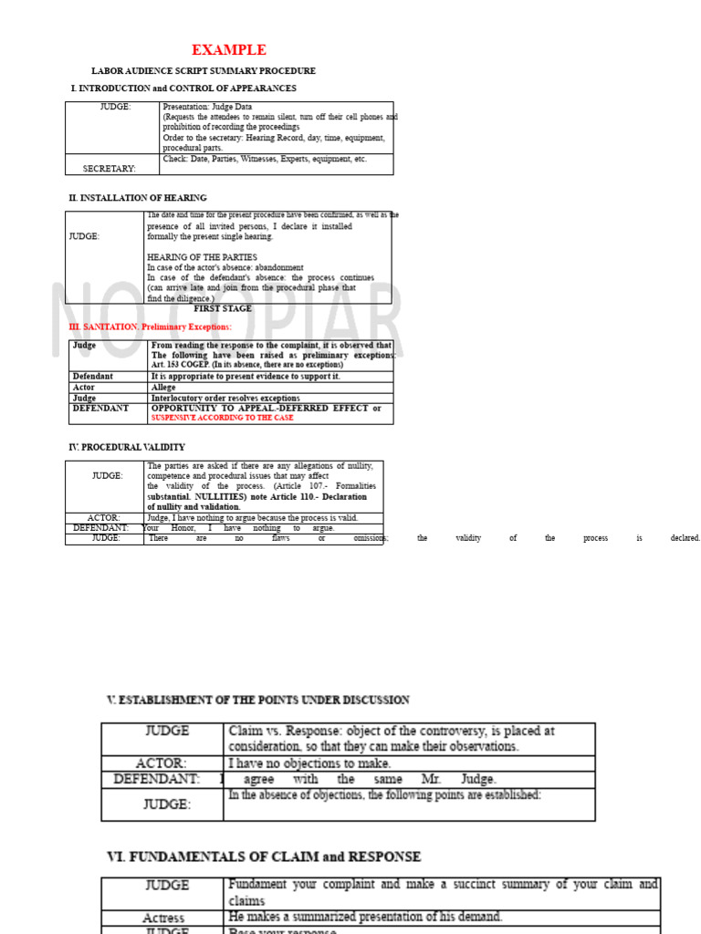 General Script | PDF | Evidence (Law) | Witness