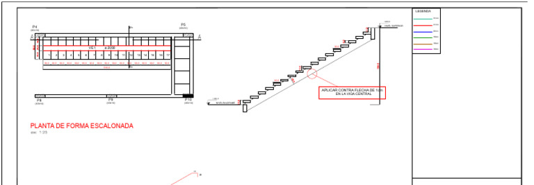 MODELO - ESCALERA ESPINA DE PESCADO Bien Detallada | PDF | Escalera | Edificios y estructuras de ...
