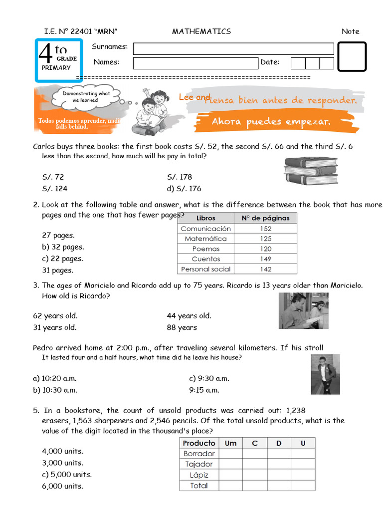 Useful Holidays of 4th Grade | PDF | Mathematics | Arithmetic