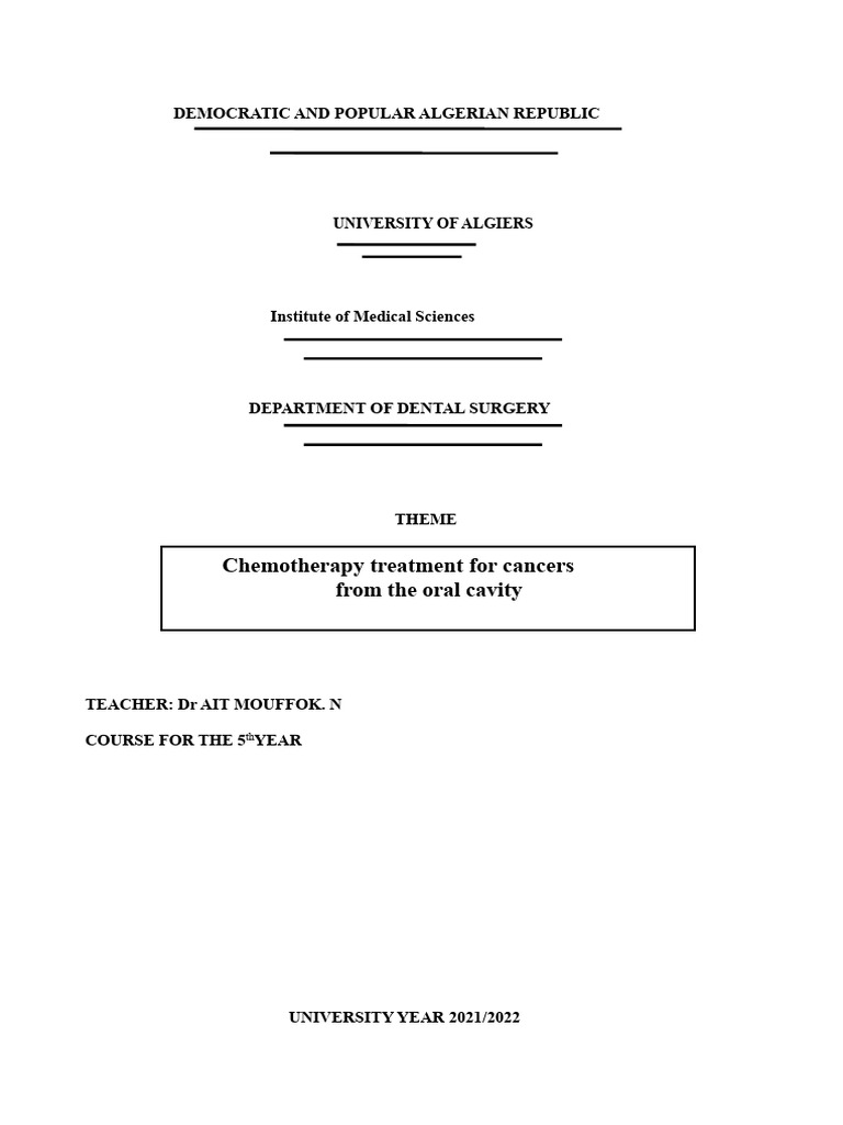 Chemotherapy Course 2022 in PDF | PDF | Chemotherapy | Epidermal Growth ...