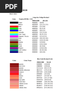Códigos de Color Beige y Combinaciones | PDF | Percepción visual ...