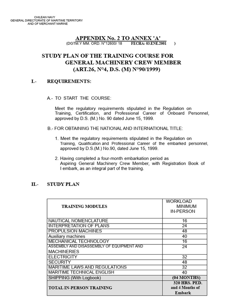 General Machine Crew Member | PDF | Water Transport | Shipping