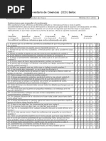 Escala de Experiencias Disociativas (Des-II) 1.5.1 | PDF | Sicología