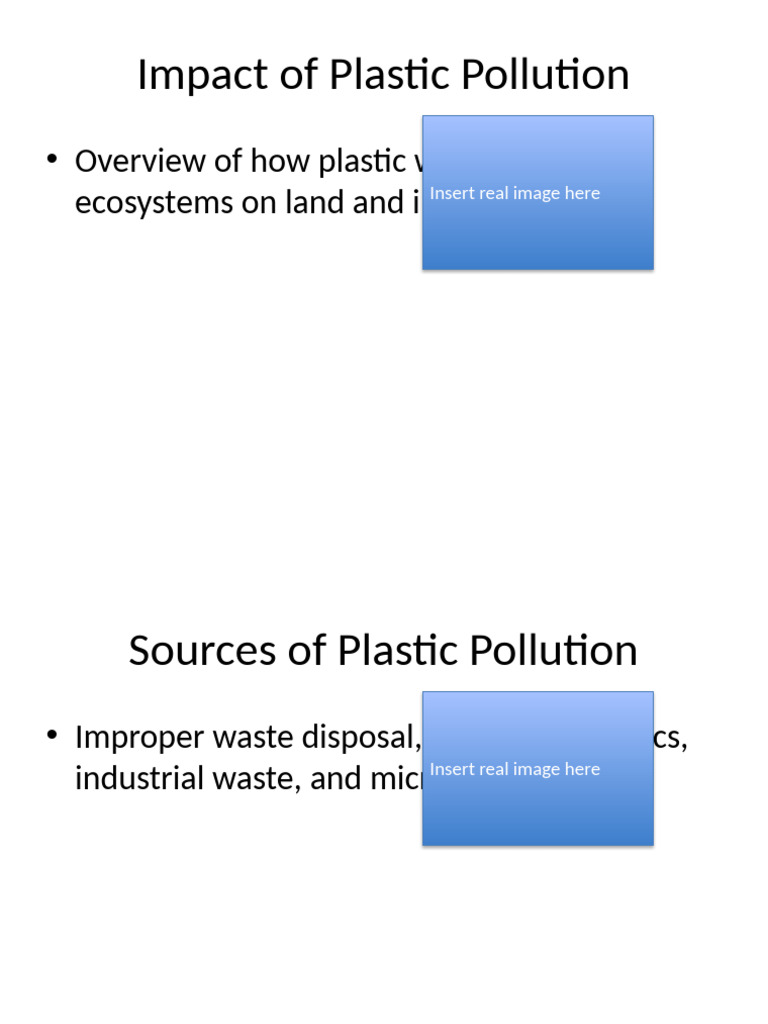 Impact of Plastic Pollution | PDF