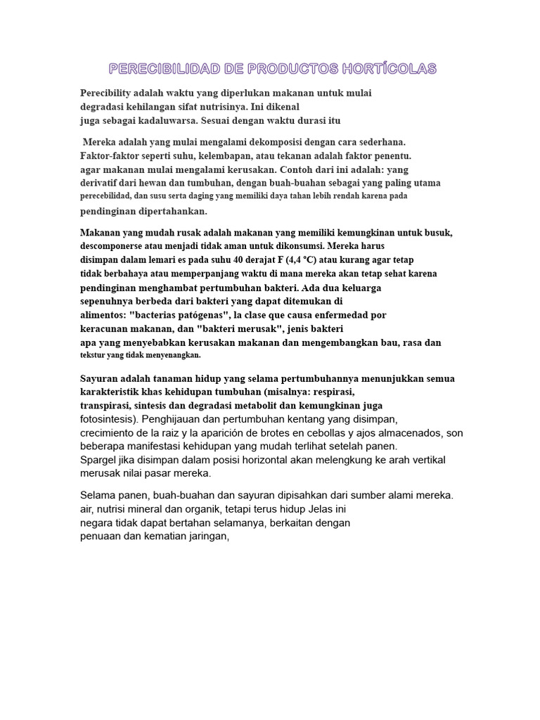 Keterpastian Produk Hortikultura | PDF