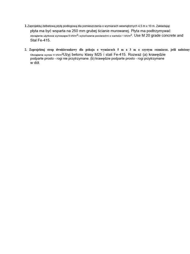 Slab Example | PDF