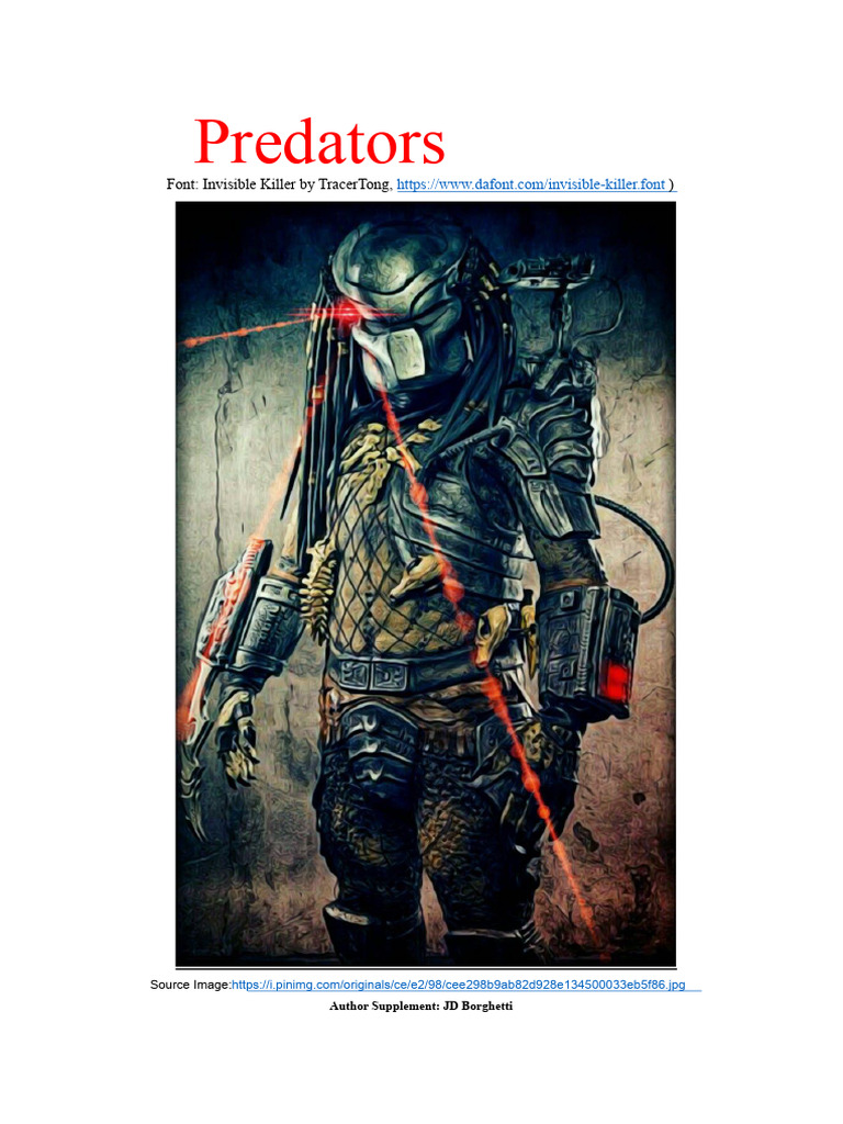 Predator RPG Guide and Lore | PDF